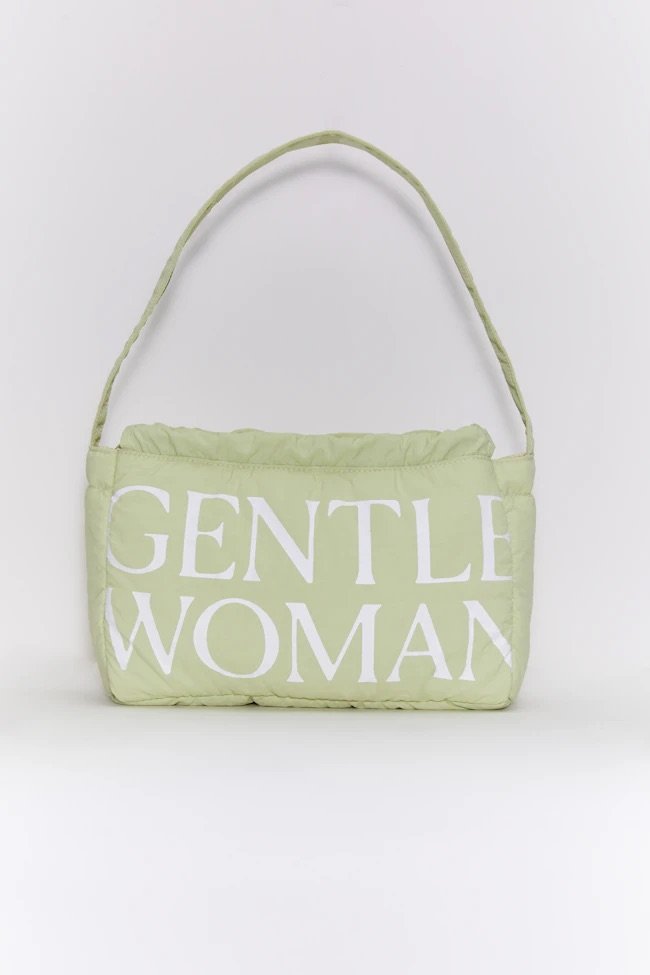GENTLEWOMAN DUMPLING BAG : GREEN SPINACH x1pcs | Everuts