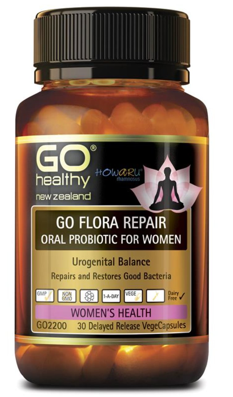 GO Healthy Flora Repair 30/60 VegeCapsules | Everuts