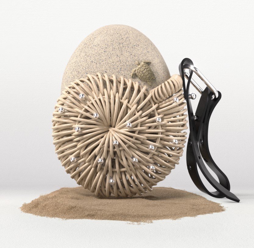 Tamburins - RATTAN WEAR EGG PERFUME BEIGE | Everuts