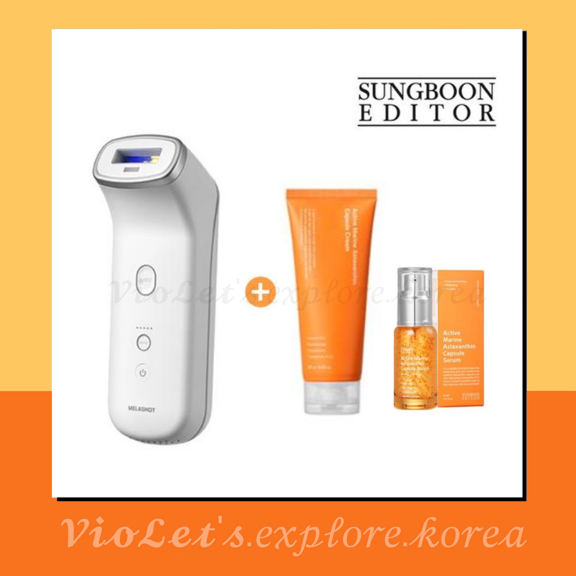 [🎁增量裝乳霜套裝] SUNGBOON EDITOR-MELASHOT去斑醫療美容儀/1部 + ⬆... | Everuts