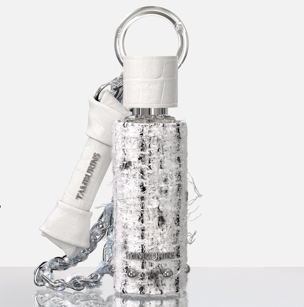 TAMBURINS-KEYRING WEAR PERFUME WHITE | Everuts