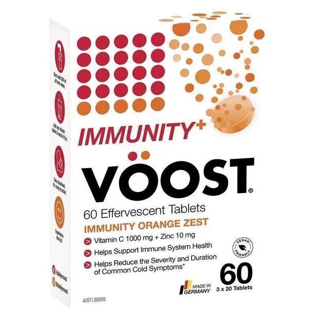 Voost Immunity Orange Zest Effervescent Tablets 60... | Everuts