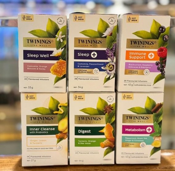 Twinings Live Well Tea Bags (Various flavours) | Everuts