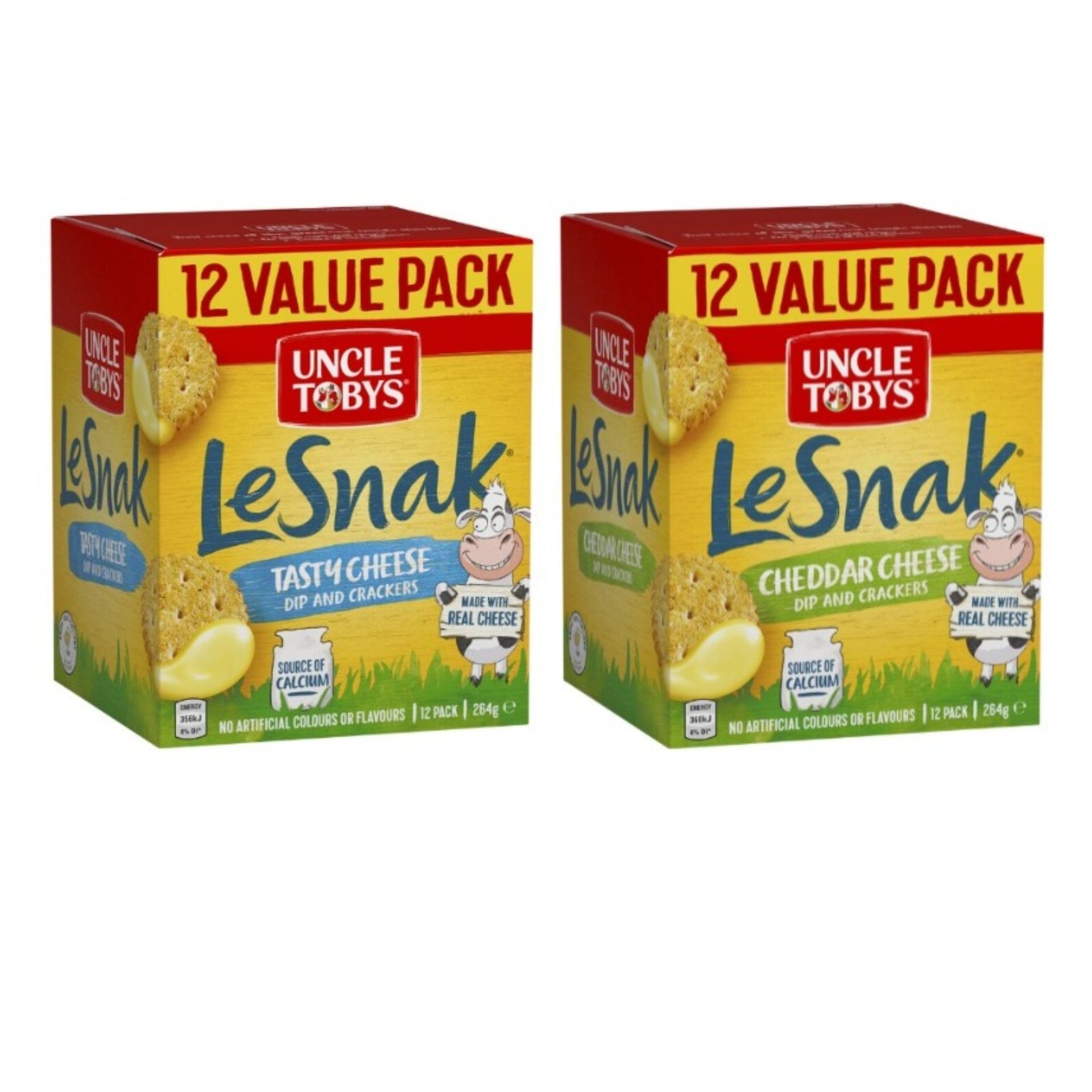 Uncle Tobys Le Snak Dip & Crackers Value Pack 共8件 | Everuts