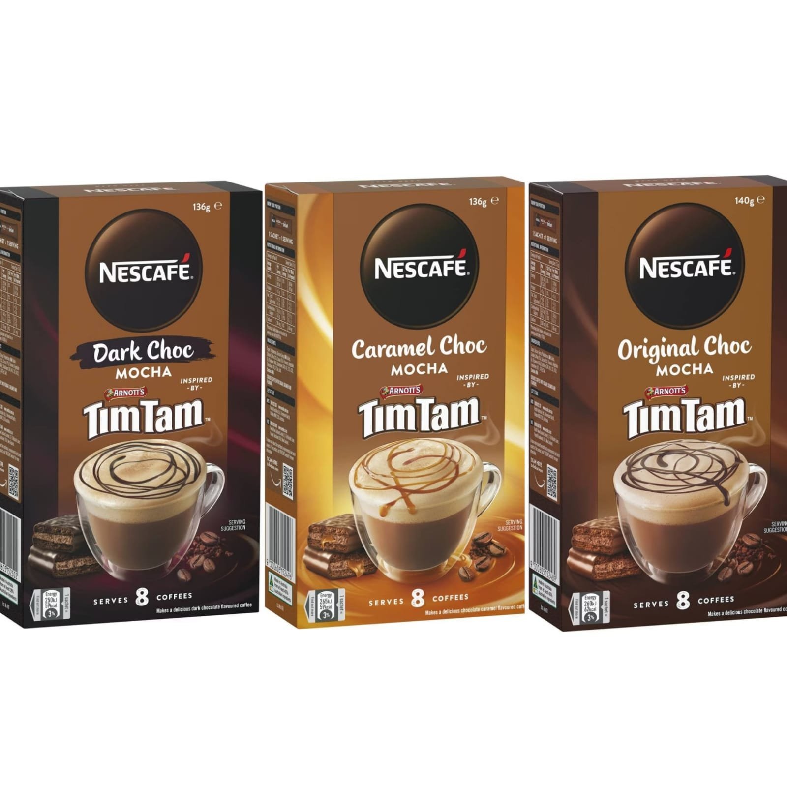 Nescafe x Tim Tam (8 Pack)，咖啡沖 | Everuts