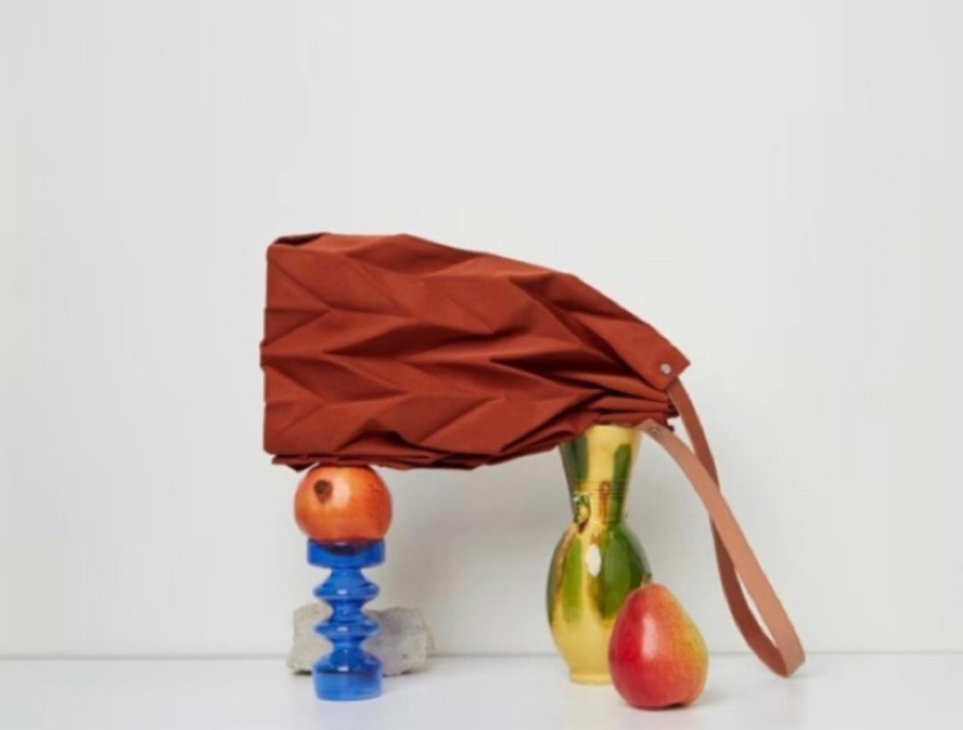 Pavi studio : W-Pleat Bags ：Orange | Everuts