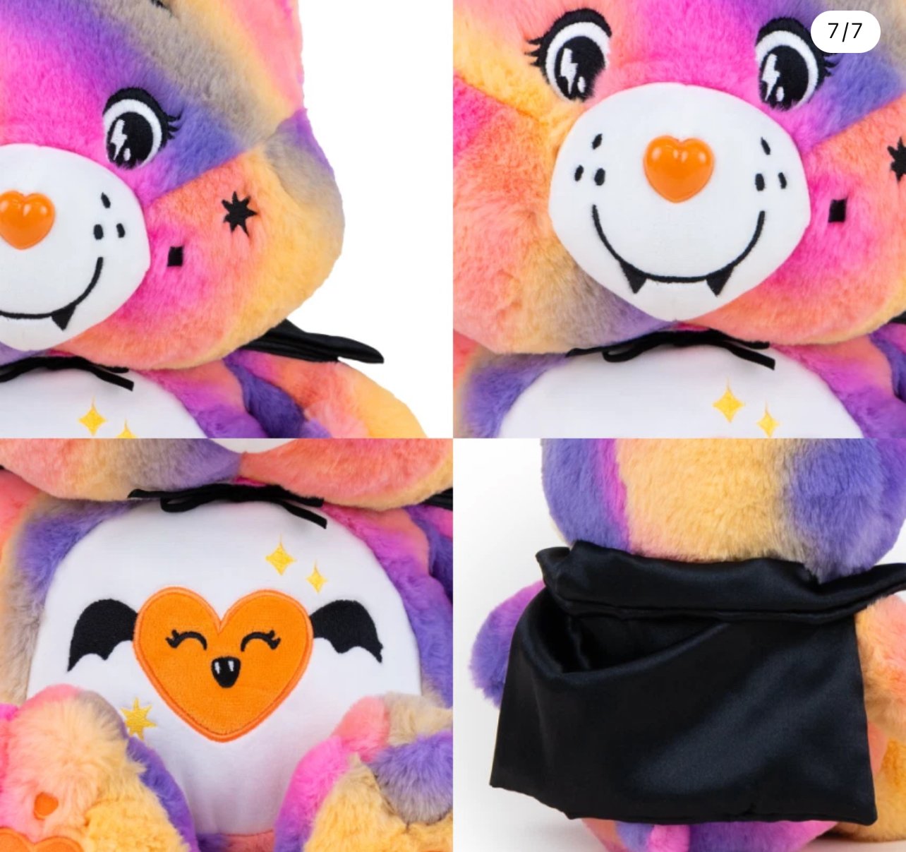 Care Bears 萬聖節特別版 Spooky Sparkle Bear 25 cm x 1 pc... | Everuts