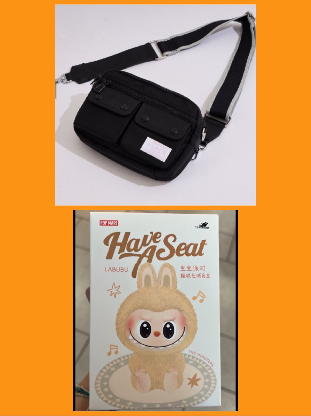 Bububee Ally Crossbody Bag Black x1 pcs, Labubu Ha... | Everuts