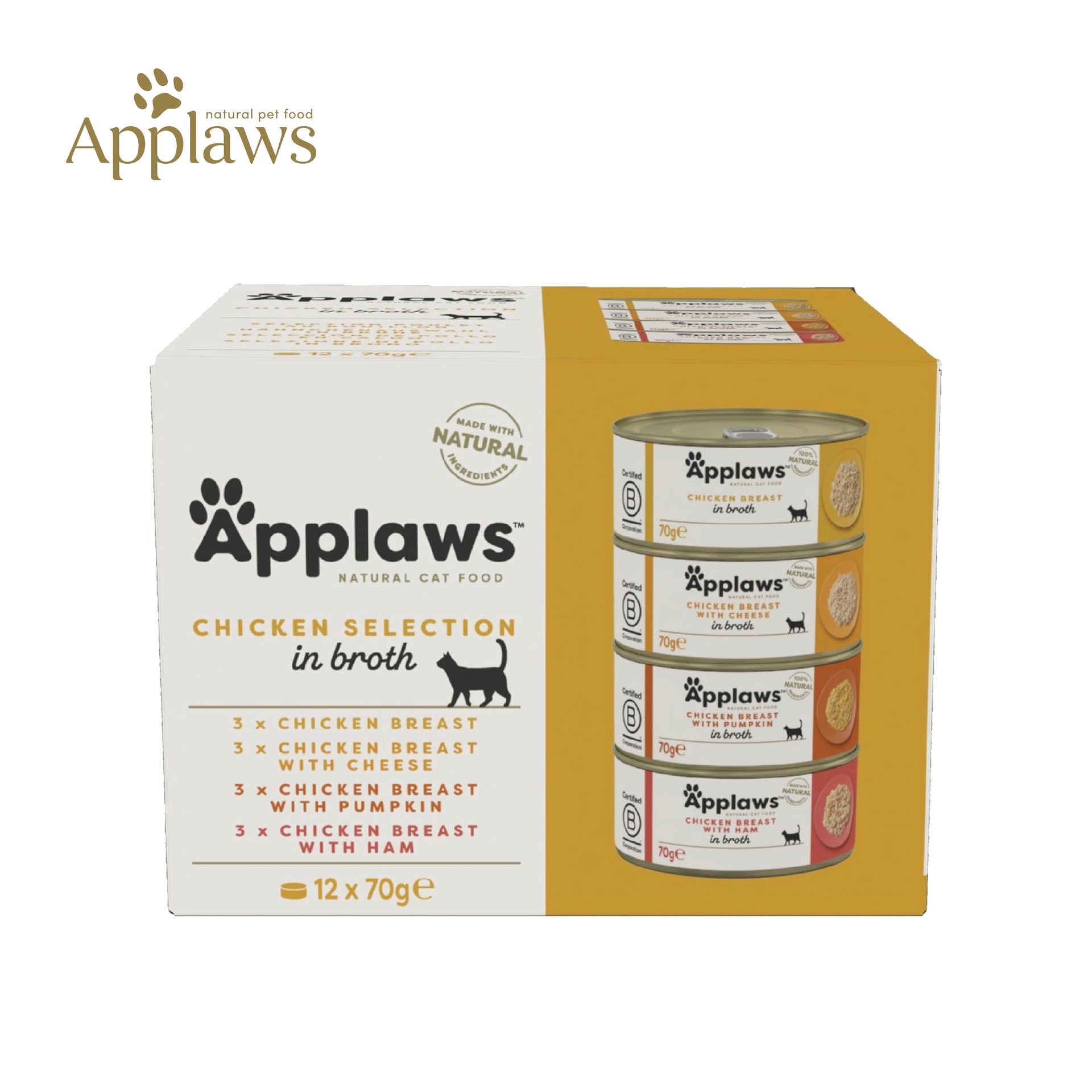 Applaws - Chicken Multipack Selection in Broth 70g... | Everuts