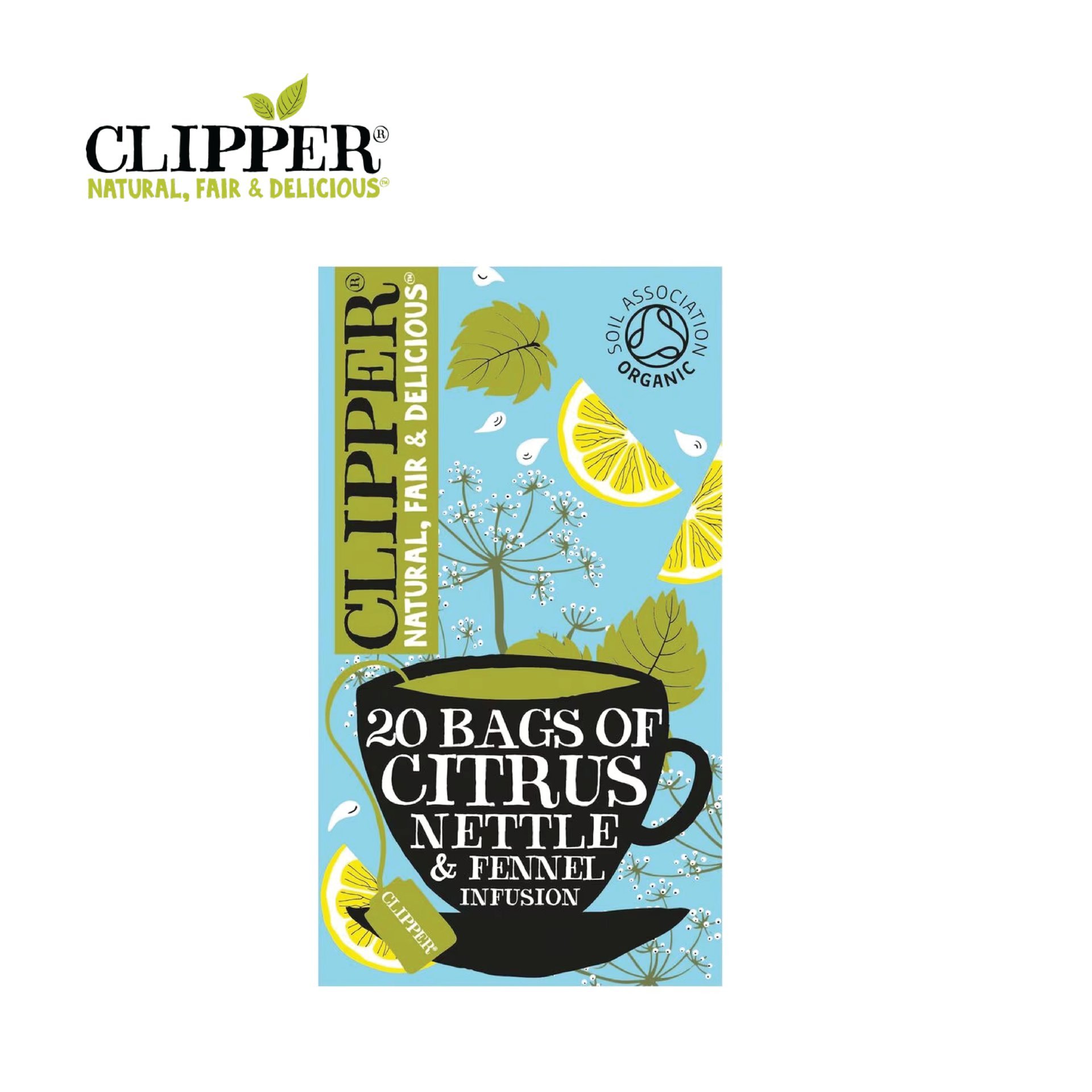 Clipper Cleanse Organic Citrus Nettle & Fennel Tea... | Everuts
