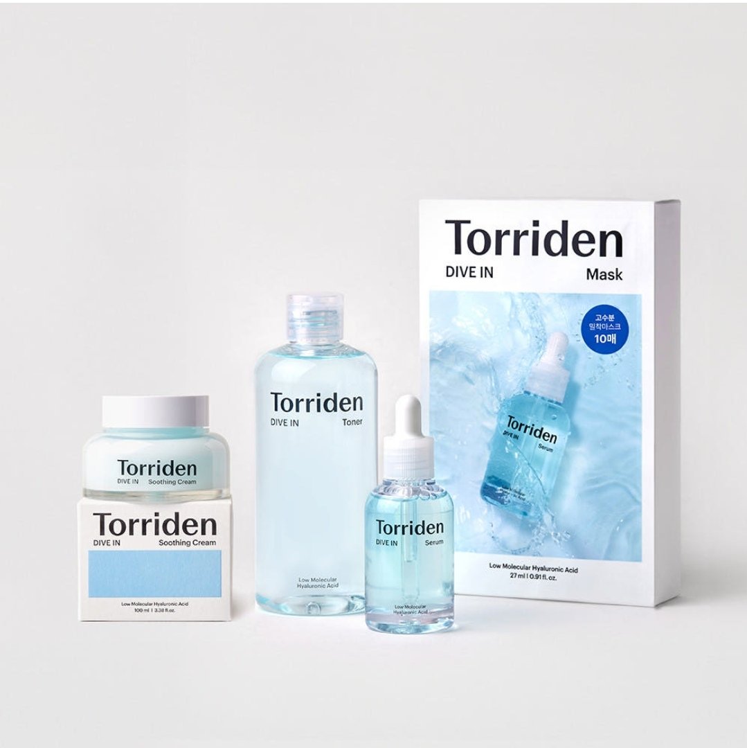 [4 SET] Torriden Dive-in Moisture (Toner + Serum +... | Everuts