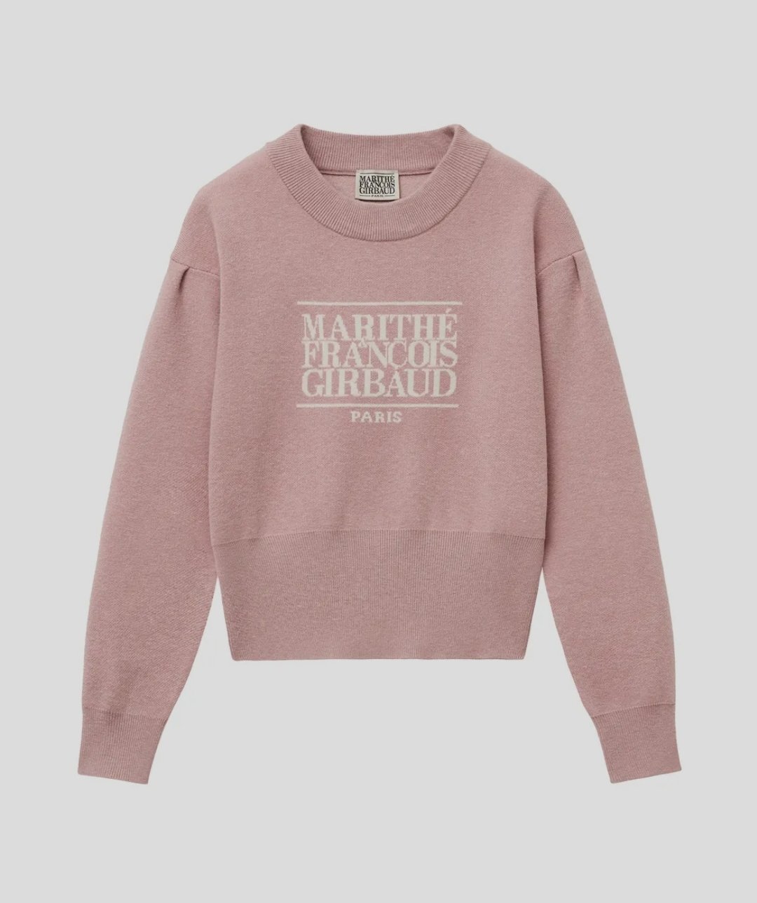 Marithe Francois Girbard W CLASSIC LOGO CROP KNIT ... | Everuts