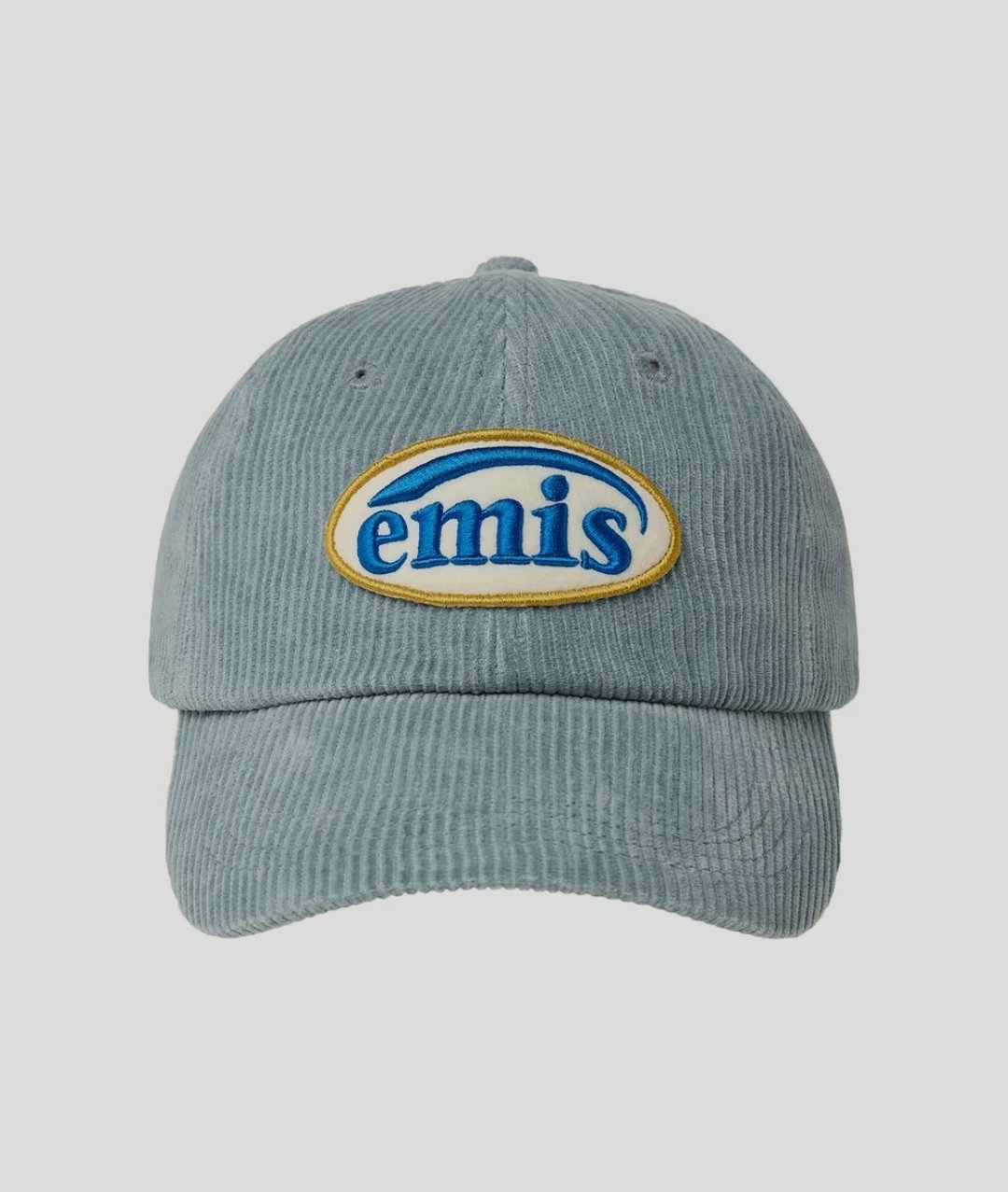 EMIS CORDUROY WAPPEN BALL CAP (RENEWAL)-ASH BLUE | Everuts