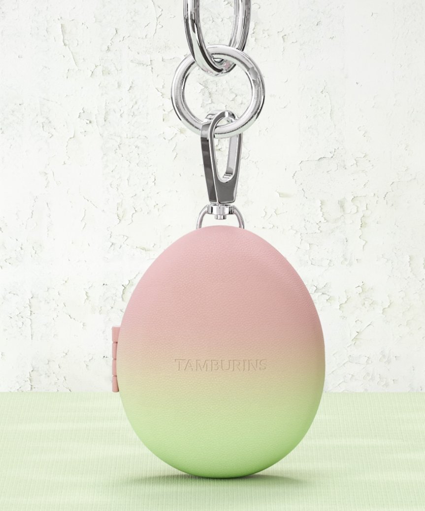 Tamburins LEATHER WEAR EGG LIP BALM CASE | Everuts