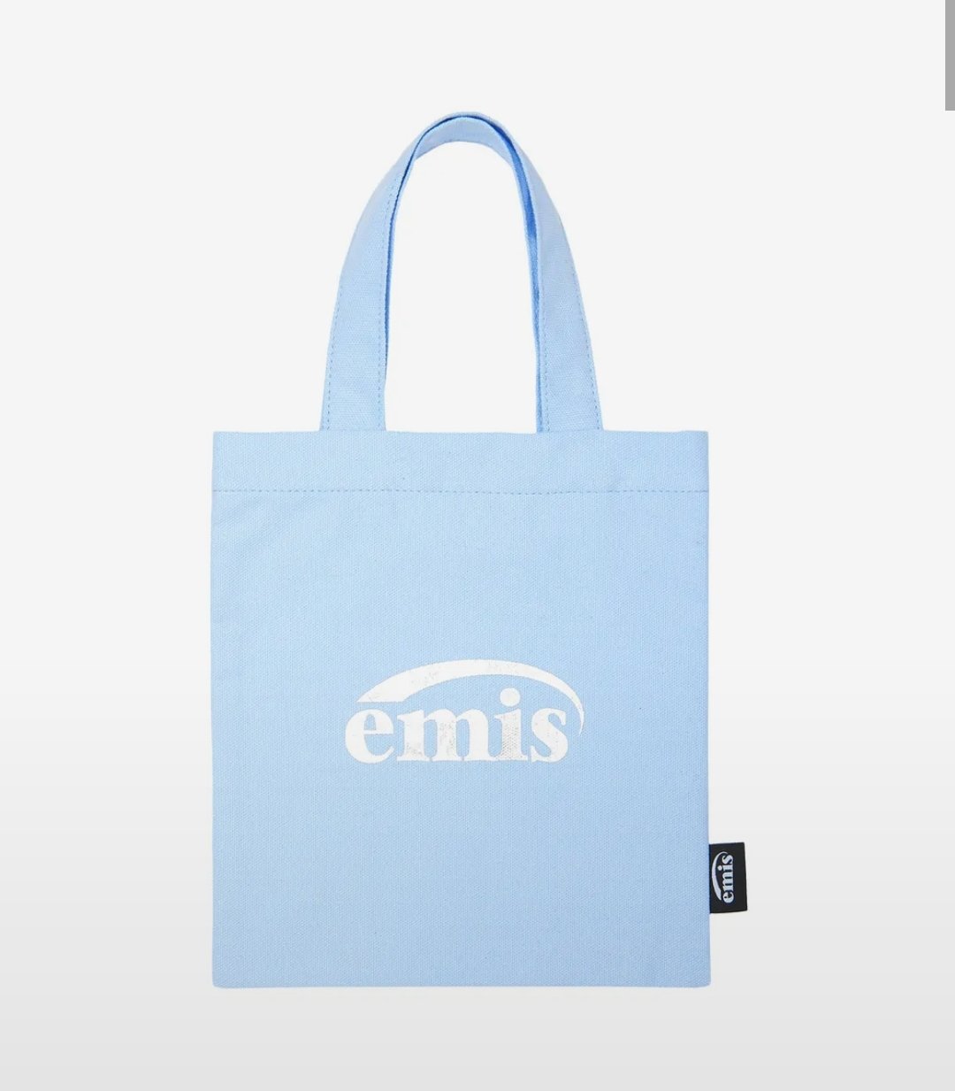 EMIS SILVER LOGO MINI ECO BAG-SKY BLUE | Everuts