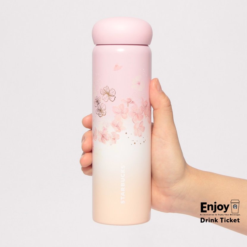 STARBUCKS Sakura 2025 不銹鋼保溫瓶 (591mL) | Everuts