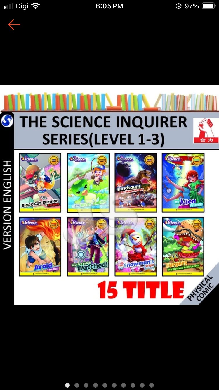 THE SCIENCE INQUIRER SERIES COMIC (LEVEL 1, 2 ,3) ... | Everuts