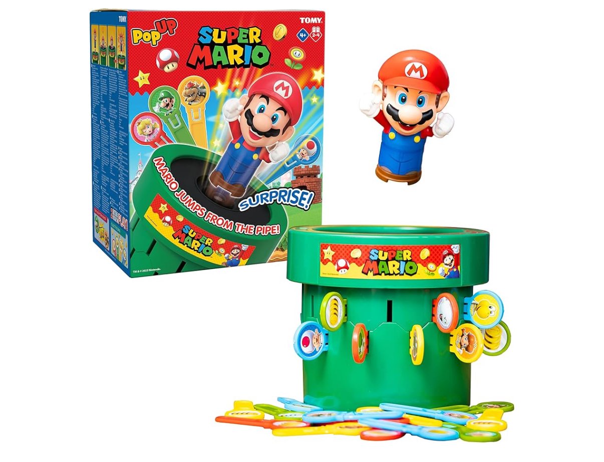 TOMY Pop Up Super Mario Family and Preschool Kids ... | Everuts