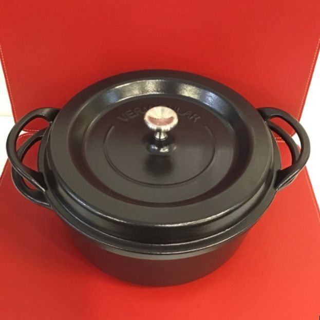 全新日本製 Vermicular 26cm Oven Pot Round 琺瑯鑄鐵鍋 26厘米 | Everuts
