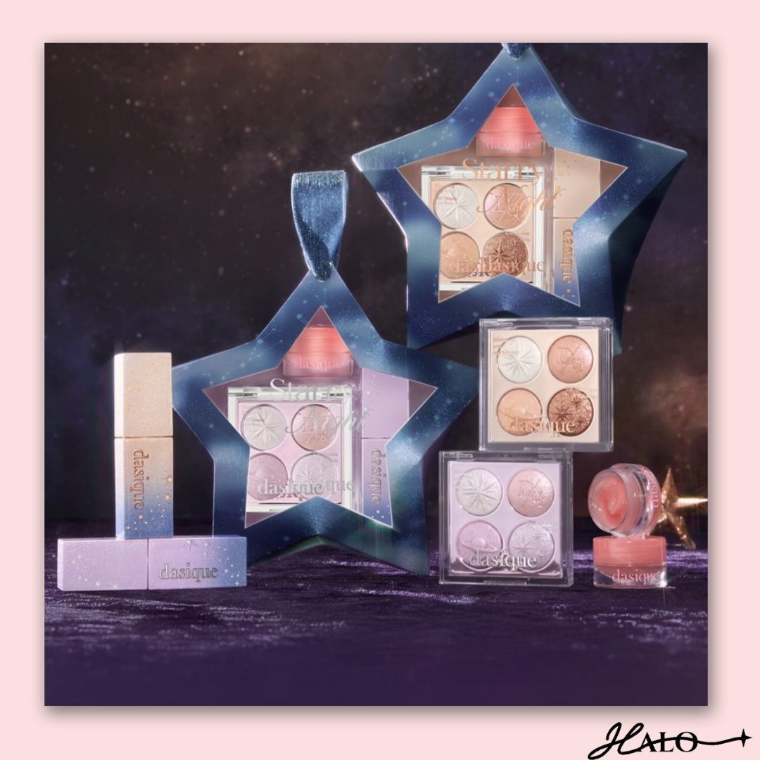 Dasique Starry Night SET (4色亮片眼影盤+唇釉套裝）#01 Moonlig... | Everuts