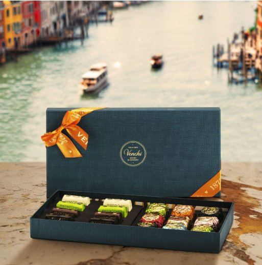 Venchi - Blue Murrine gift box with Chocoviar & I... | Everuts