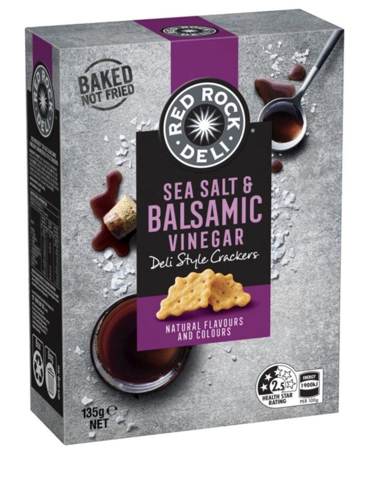 Red Rock Deli - Deli Style Crackers 135g 1pc | Everuts