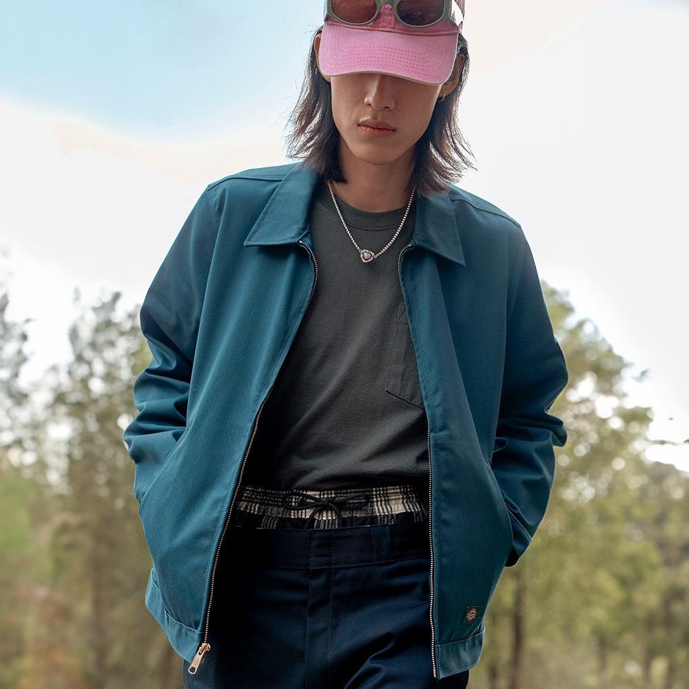 Dickies Men's Pond Blue JT75 Anti-wrinkle Side Sle... | Everuts