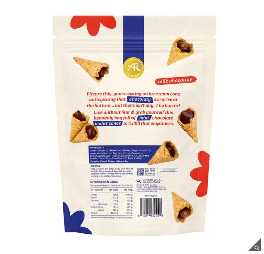 🇯🇵日本 COSTCO 直送 Chocconi 迷你牛奶朱古力威化角筒 397克 | Everuts