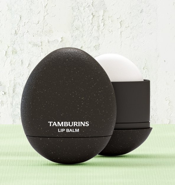 tamburins Egg Lip Balm Woody Green | Everuts
