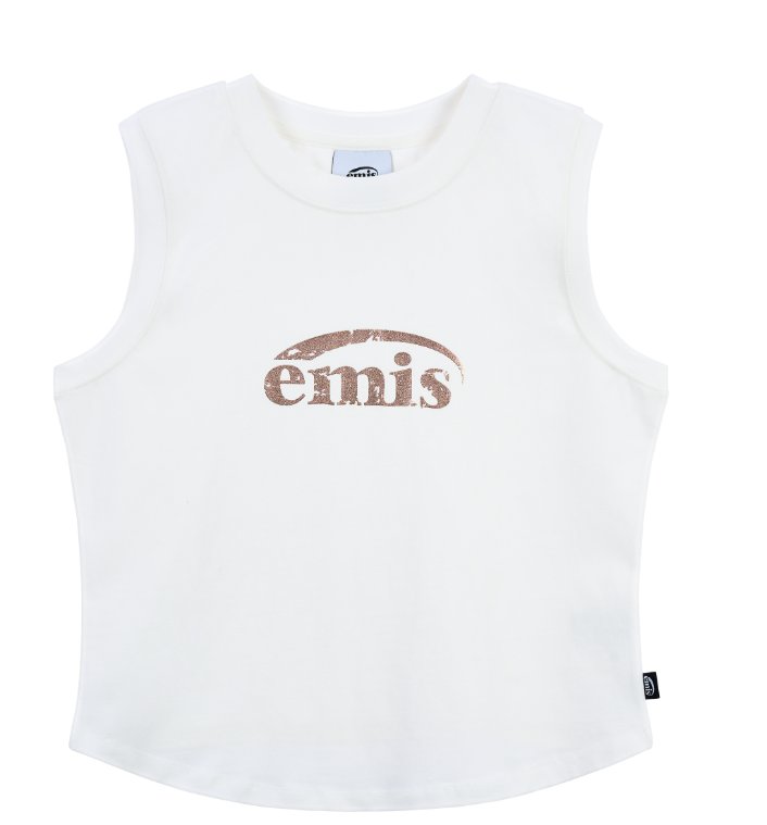 emis RINGER SLEEVELESS TOP-WHITE | Everuts