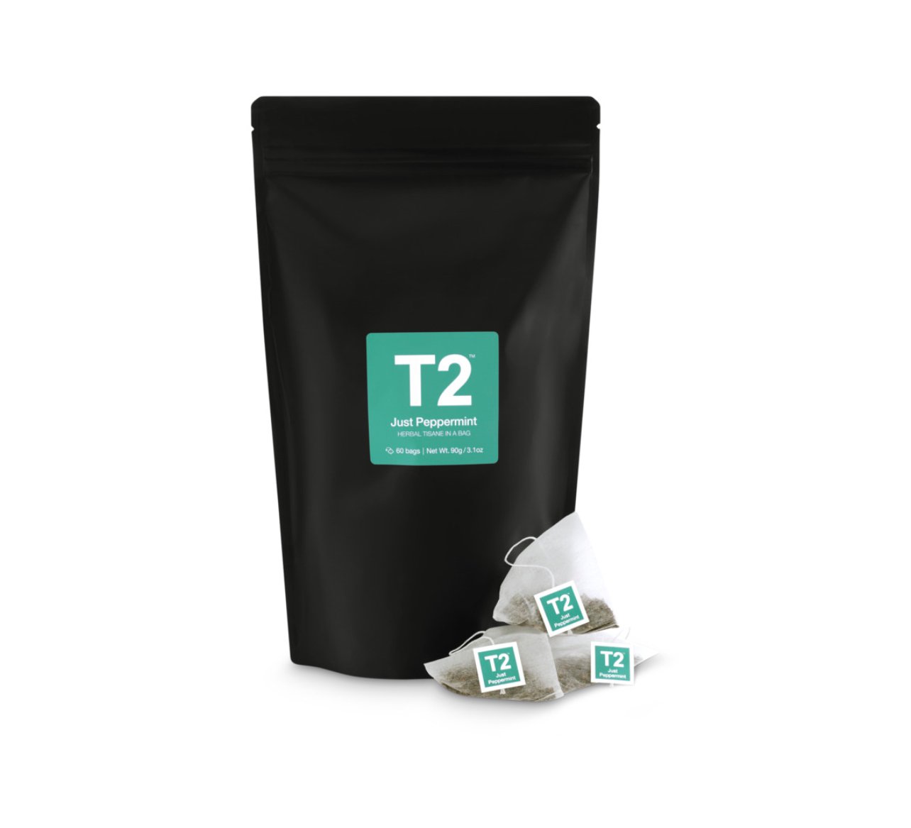 T2 Just Peppermint Tea Bag Refill 60 pack | Everuts