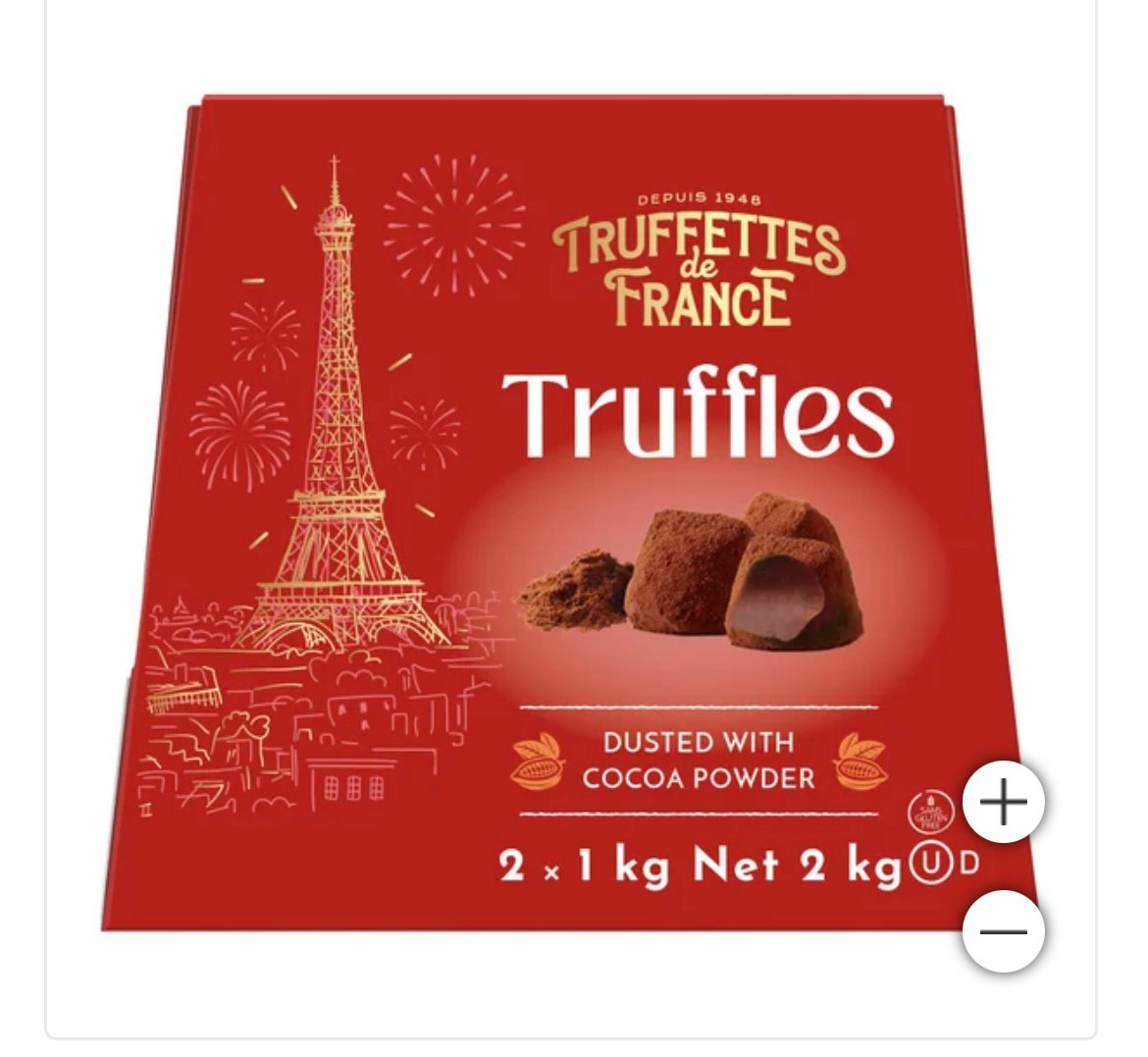 Truffettes de France Original Truffles, 2 × 1 kg | Everuts