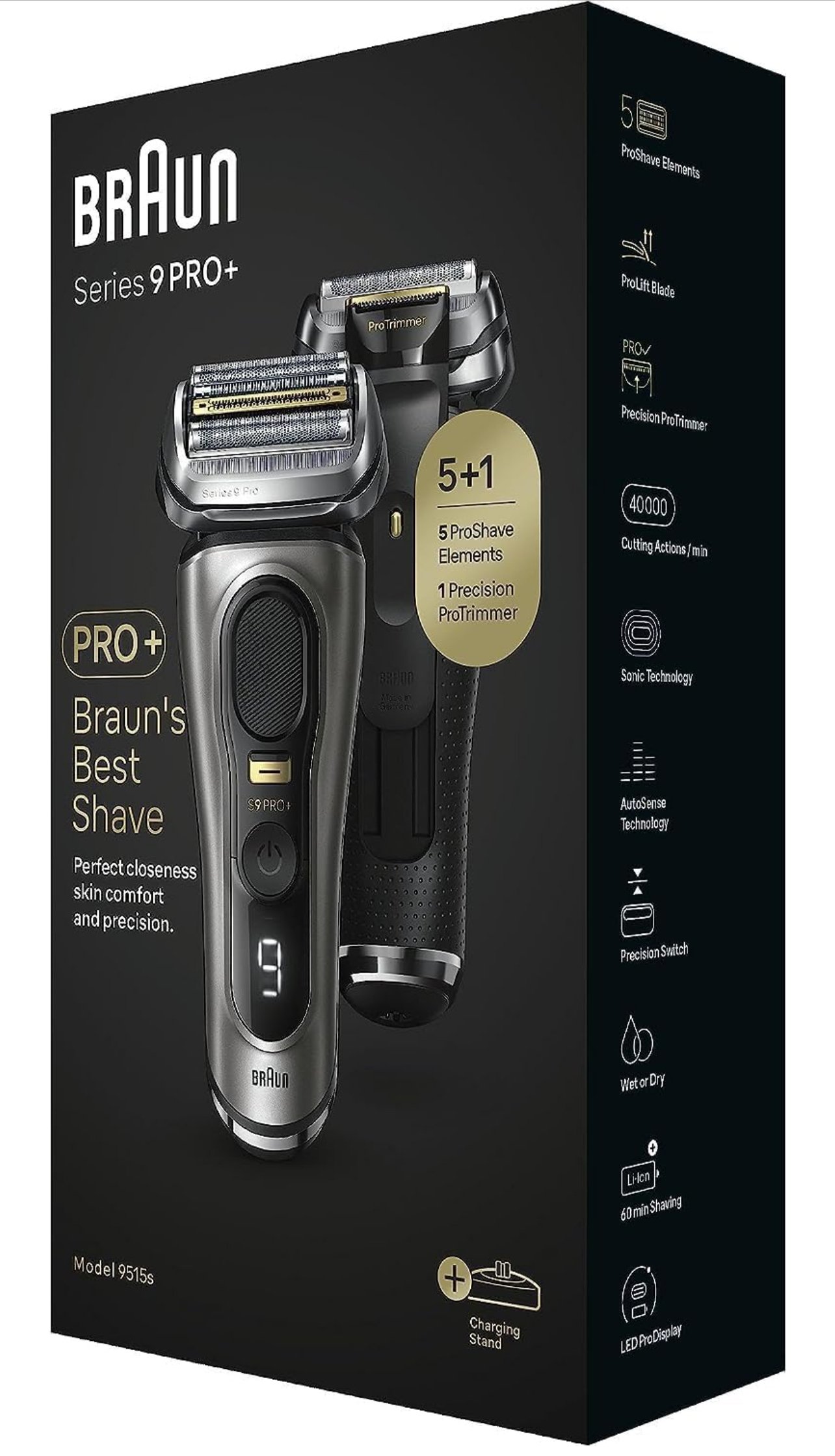 Braun Series 9 Prot Electric Shaver, Charging Stan... | Everuts