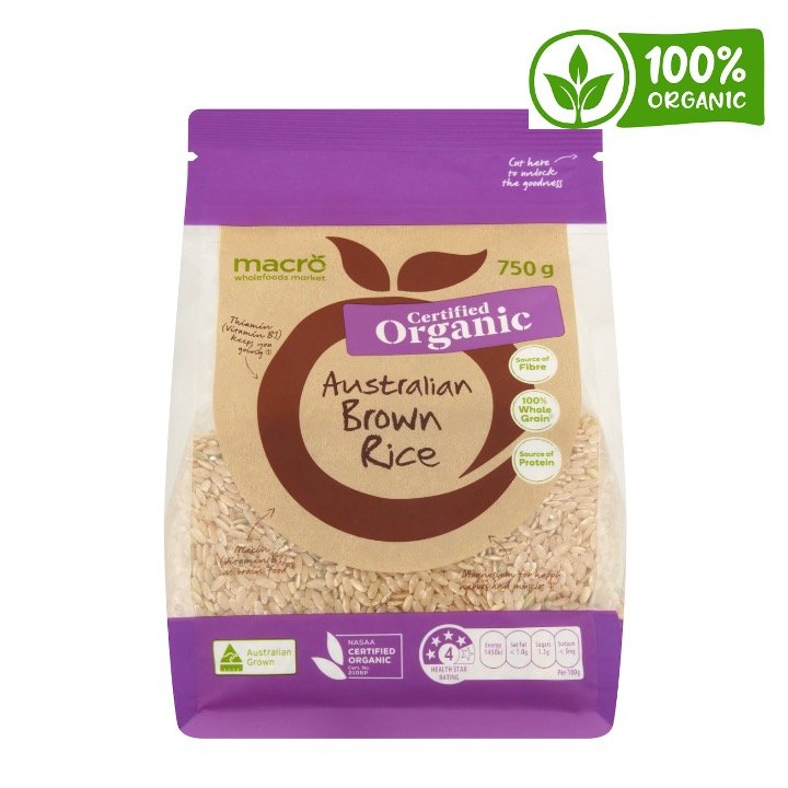 澳洲有機糙米 Organic Australian brown rice 750 g | Everuts