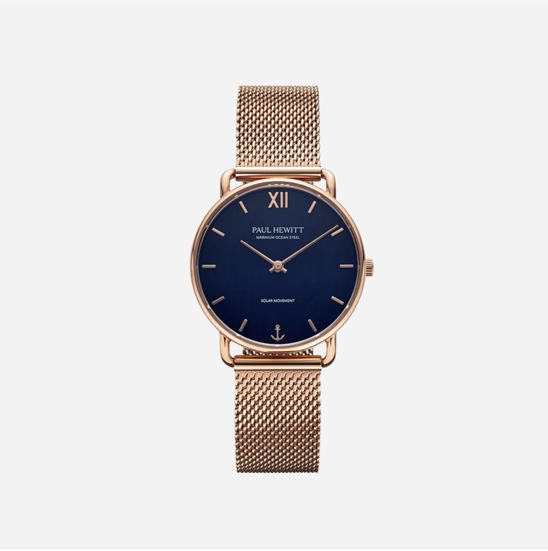 Sailor 33 mm Watch rose gold blue | Everuts
