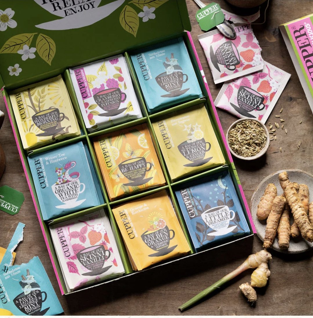 Cupper - Organics Infusion Tea Selection - 45 Pcs | Everuts