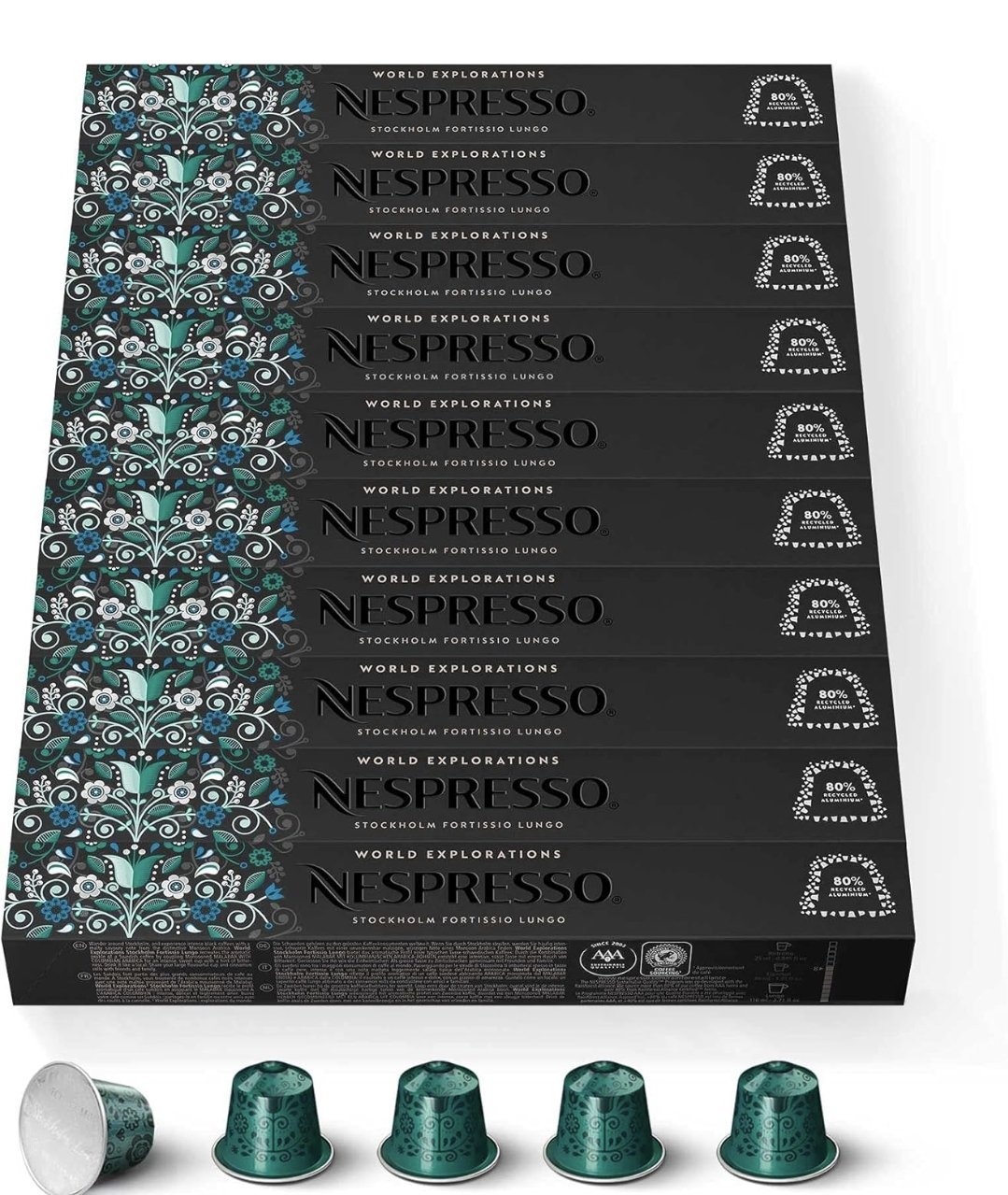NESPRESSO Original Stockholm Lungo - 100 Capsules | Everuts
